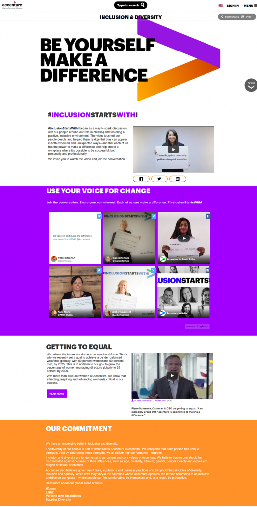 5 Impressive Diversity Pages | Ongig Blog