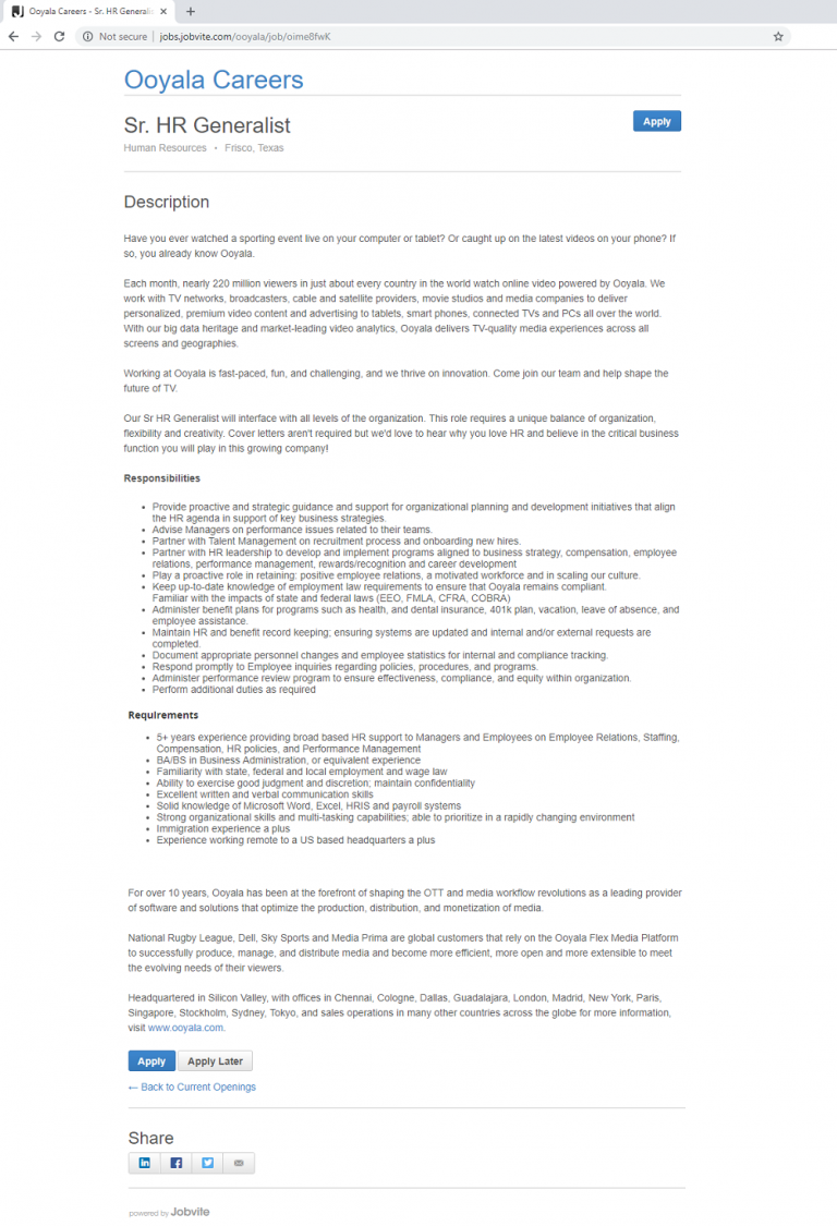 3 Examples of Jobvite ATS Overlays | Ongig Blog