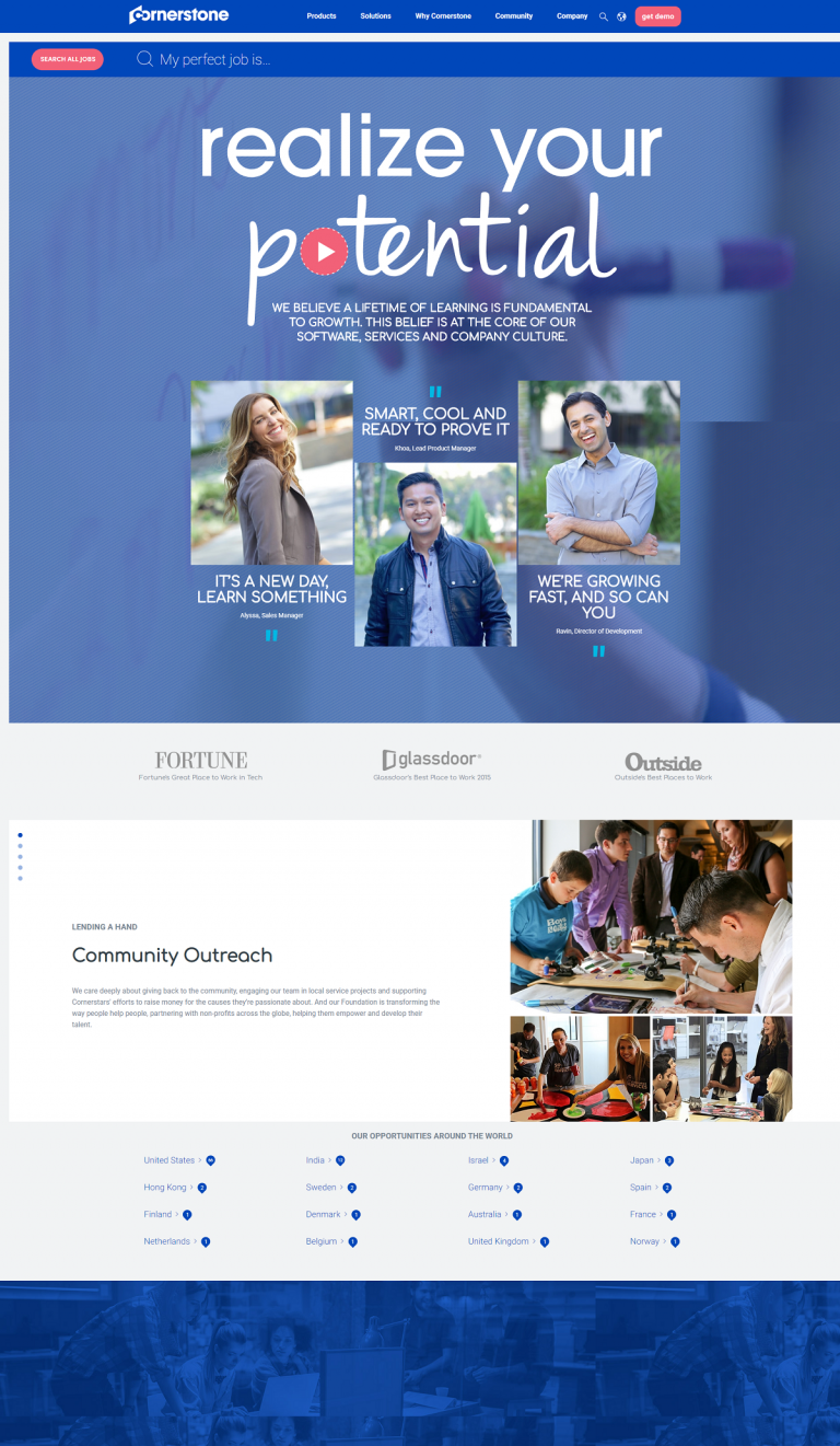7 Awesome Company Career Pages | Ongig Blog