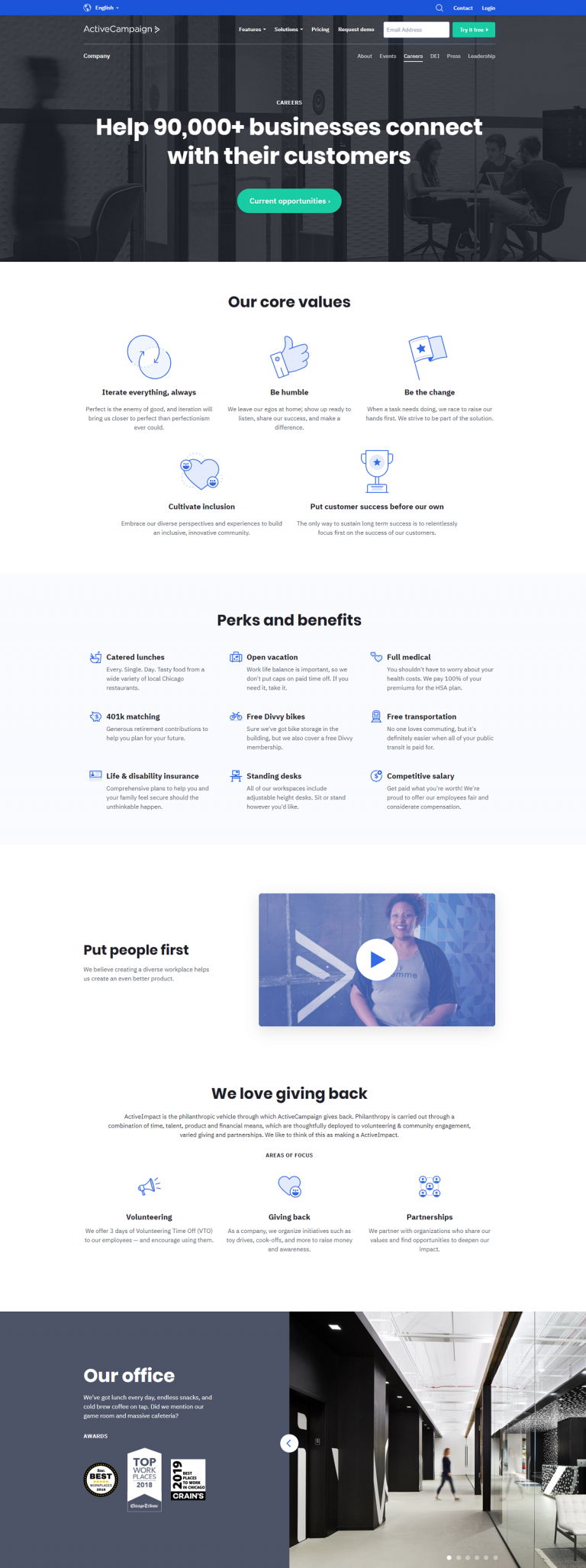 10 Incredible Career Page Examples in 2020 | Ongig Blog