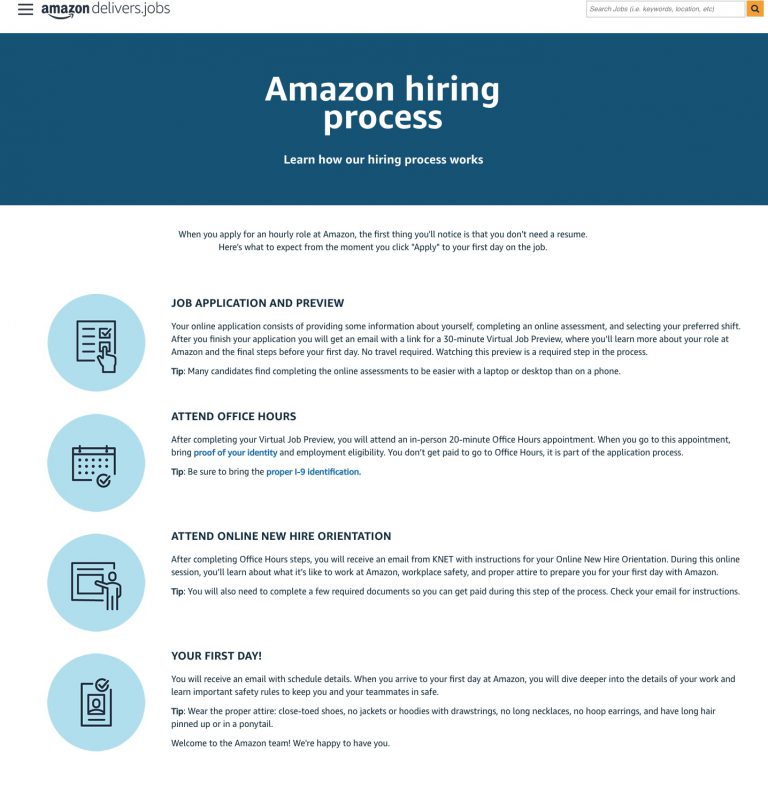 Amazon Hires 1,400 People a Day [8 Tips on How They Do It] | Ongig Blog