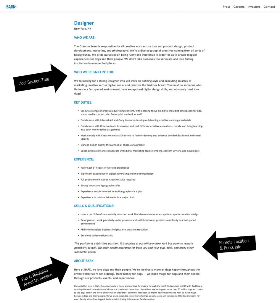 How To Write A Job Description Best Practices Examples Ongig Blog How To Write A Job Description Best Practices Examples Ongig Blog