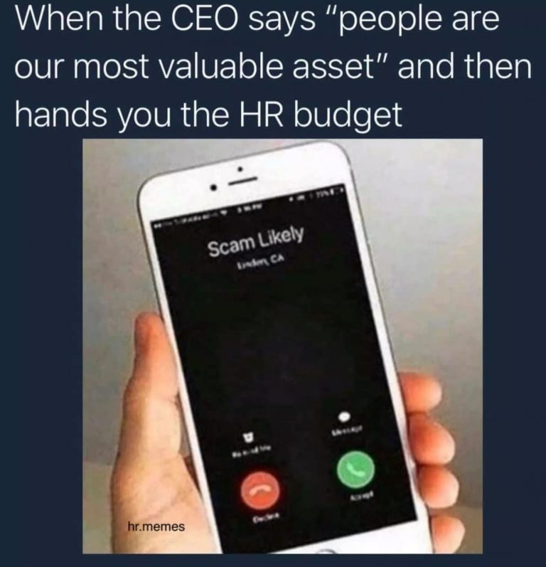 50 Funny HR Memes [Budget, Resumes, CEOs, Payroll+] | Ongig Blog